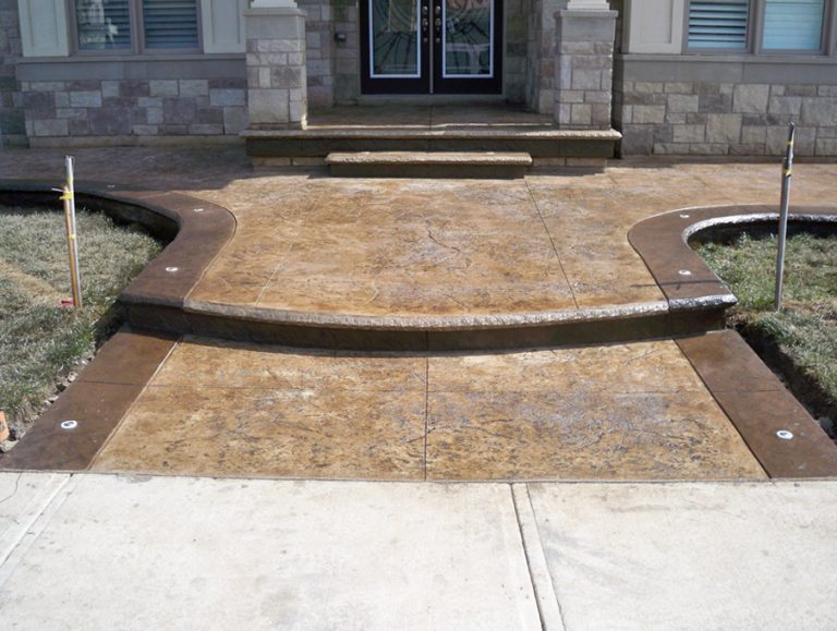Steps & Front Walkways – Oasis Stamped Concrete