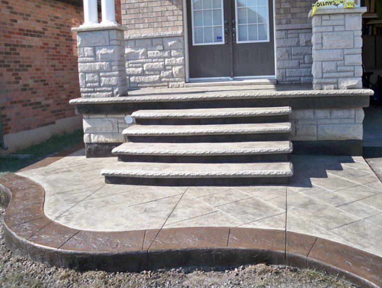 Steps & Front Walkways – Oasis Stamped Concrete